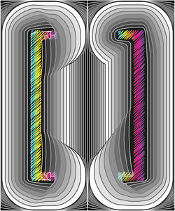 Abstract Font. Vector Illustration Royalty-Free Stock Image - Storyblocks