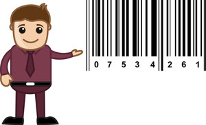 Barcode - Cartoon Vector Royalty-Free Stock Image - Storyblocks
