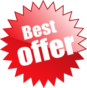 Best Offer Sticker Royalty-Free Stock Image - Storyblocks
