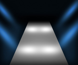 Blue Catwalk Background Royalty-Free Stock Image - Storyblocks