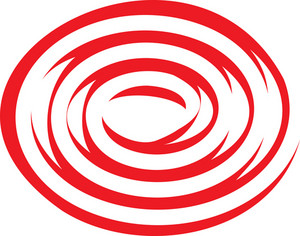 Design Element Of Red Spiral. Royalty-Free Stock Image - Storyblocks