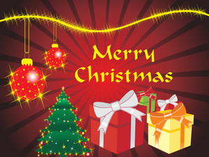 Christmas Gift Background Royalty-Free Stock Image - Storyblocks