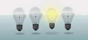 Conceptual Digital Light Bulb Design Royalty-Free Stock Image - Storyblocks