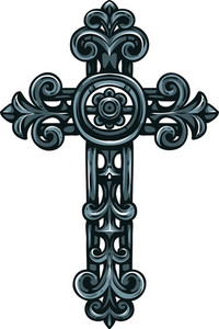 Cross Vector Element Royalty-Free Stock Image - Storyblocks