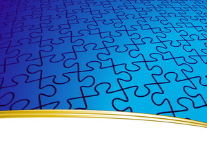 Eternal Puzzle. Vector Template. Royalty-Free Stock Image - Storyblocks