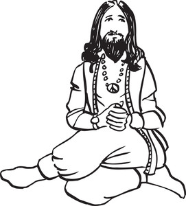 Illustration Of A Sadhu. Royalty-Free Stock Image - Storyblocks