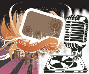 Music Frame Vector Illustration Royalty-Free Stock Image - Storyblocks