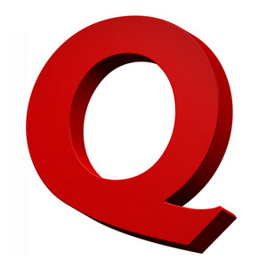 One Letter From Red Alphabet Set, Isolated On White Royalty-Free Stock ...