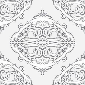 Pattern Vector Element With Floral Element Royalty-Free Stock Image ...