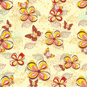 Pattern Vector Element With Floral Elements Royalty-Free Stock Image ...