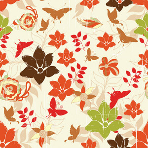 Pattern Vector Element With Floral Elements Royalty-Free Stock Image ...