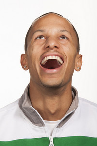 Portrait on white background Royalty-Free Stock Image - Storyblocks