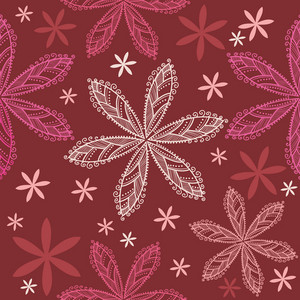 Seamless Texture With Flowers. Endless Floral Pattern. Seamless Pattern ...