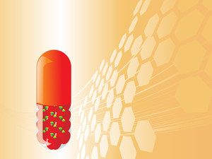 Yellow Medical Background With Medicine Royalty-Free Stock Image ...