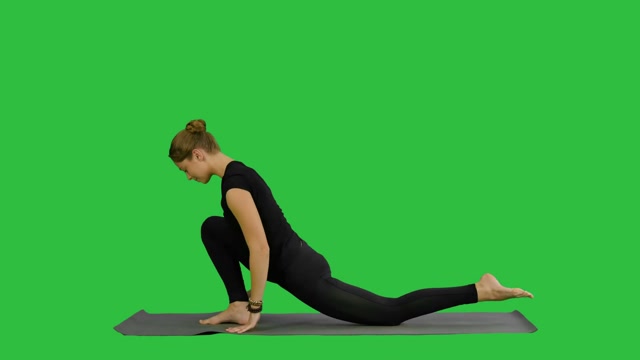 Yoga Green Screen Stock Footage: Royalty-Free Video Clips - Storyblocks