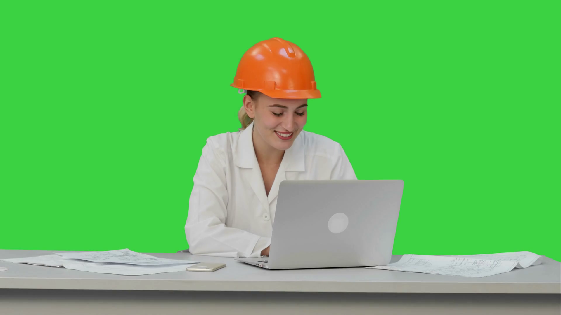 Female Construction Specialist In Hardhat Stock Footage SBV-313776757 ...