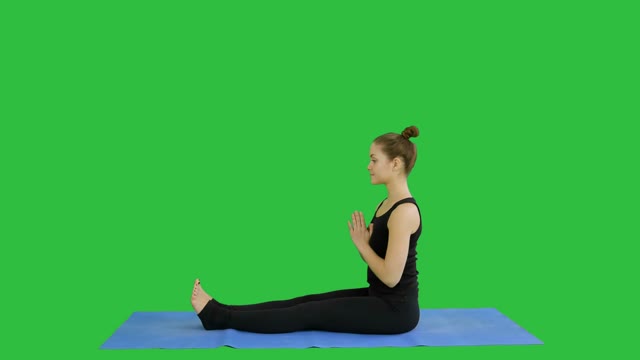 Yoga Green Screen Stock Footage: Royalty-Free Video Clips - Storyblocks