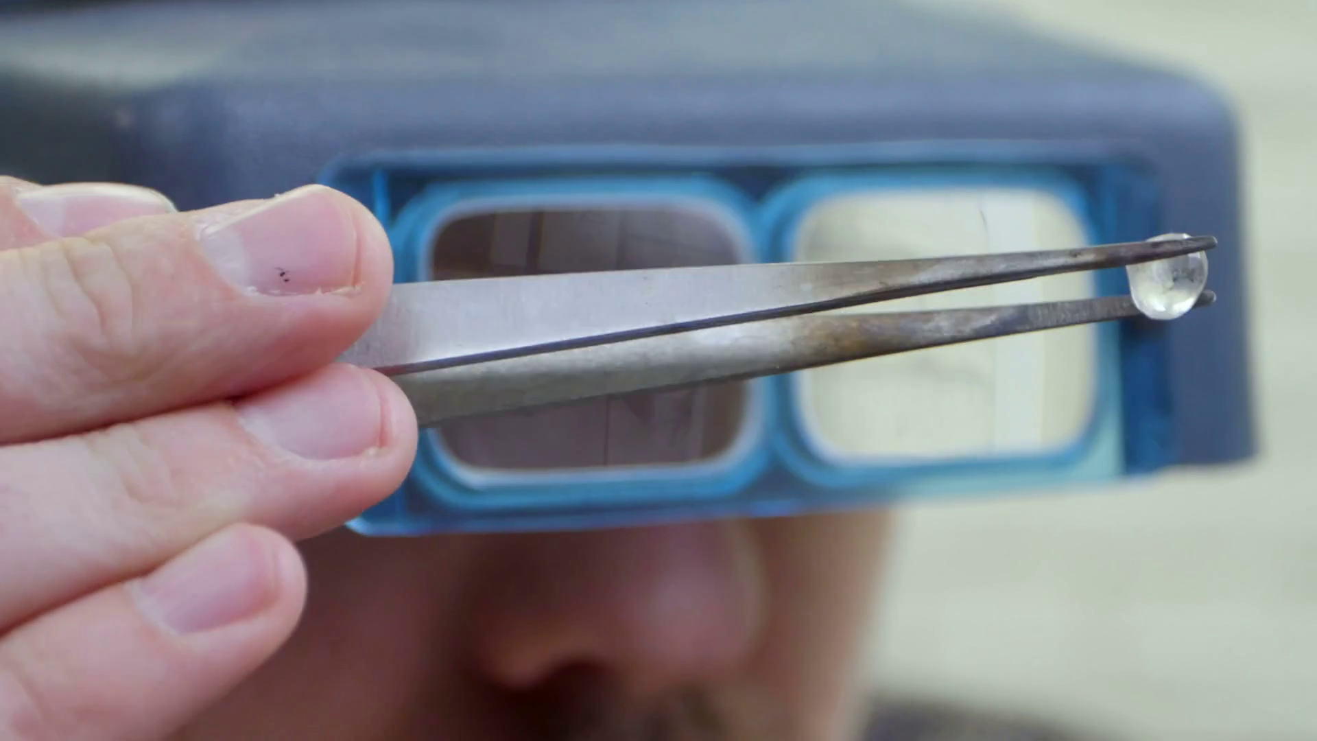 Skilled Jeweler Inspecting Gem Quality With Stock Footage SBV-323761367 ...