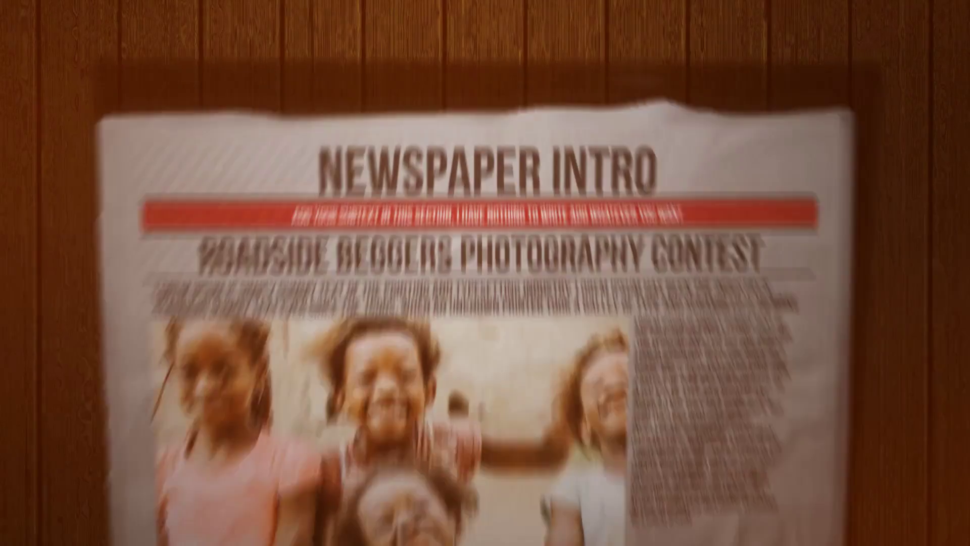 Newspaper Intro Template SBV-309786911 - Storyblocks