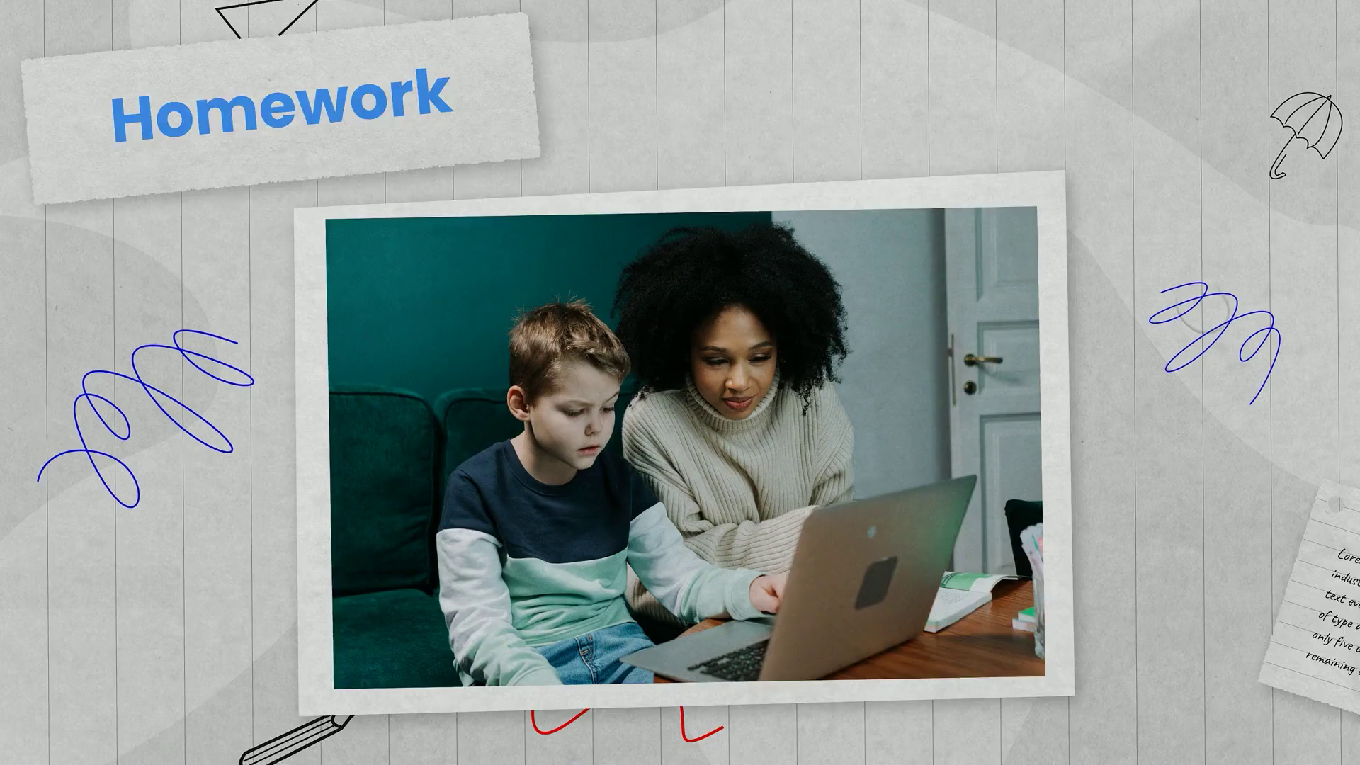 AE Template: Homework Presentation SBV-348837278 - Storyblocks