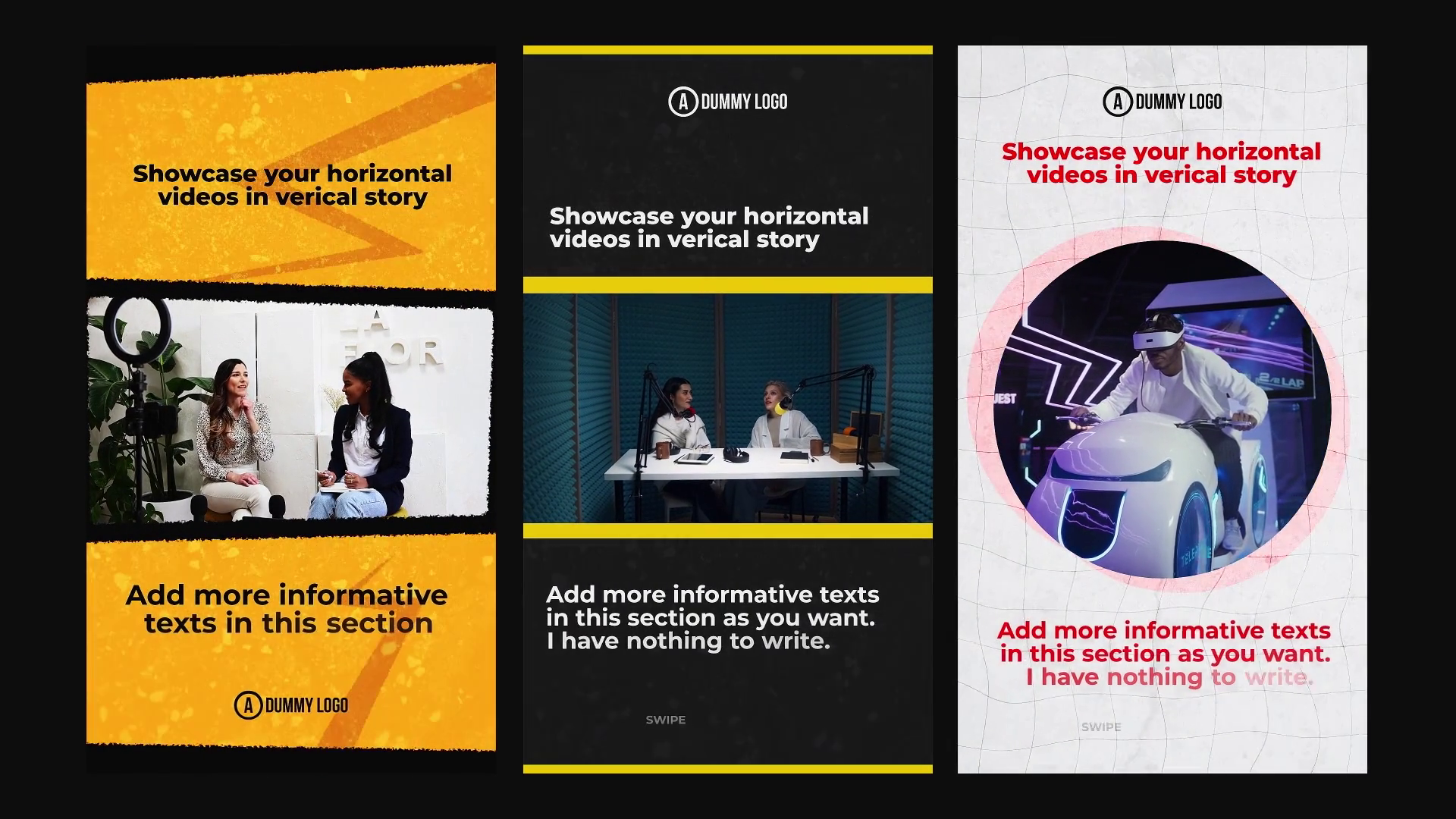 Horizontal To Vertical Video Template SBV-347508019 - Storyblocks