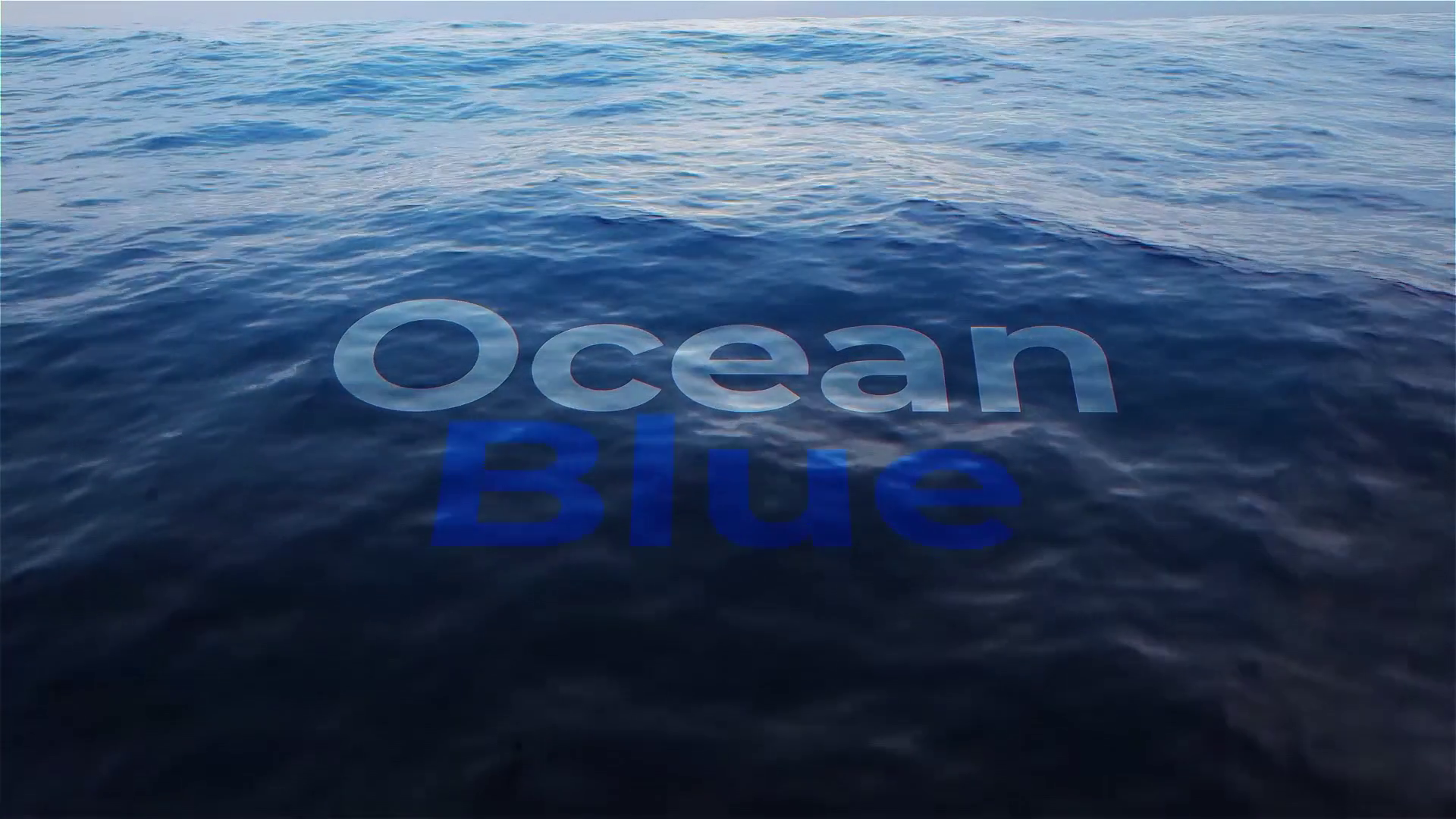 Ocean Title Design - Storyblocks