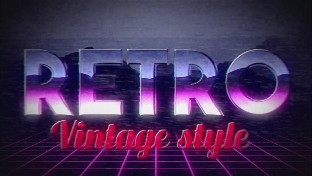 Retro Title Templates Royalty-Free - Storyblocks