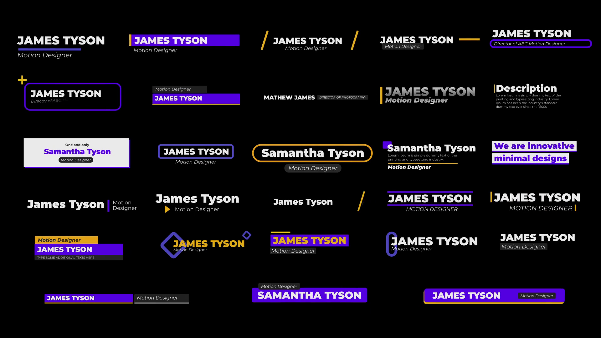 Smooth Lower Thirds | DaVinci Resolve Template SBV-348609394 - Storyblocks