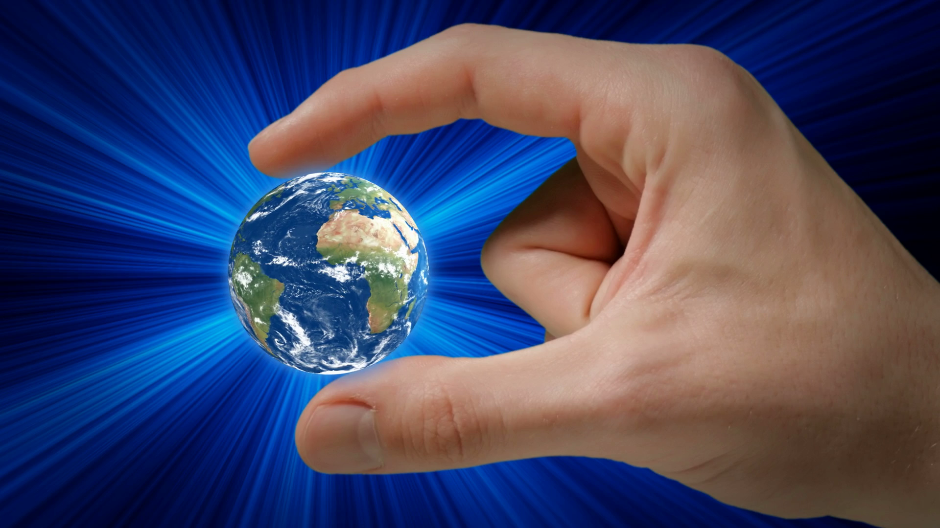 Planet Earth In Hand Rotating Stock Motion Graphics SBV-300252826 ...