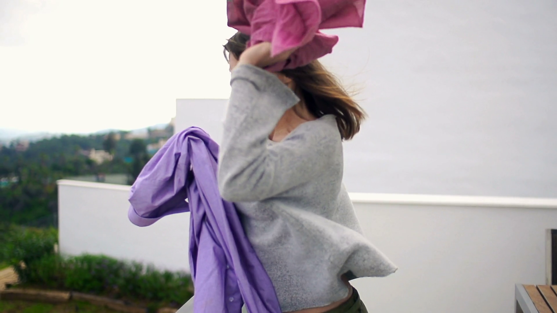 Frustrated Woman Discarding Clothes From Stock Footage SBV-306431306 ...
