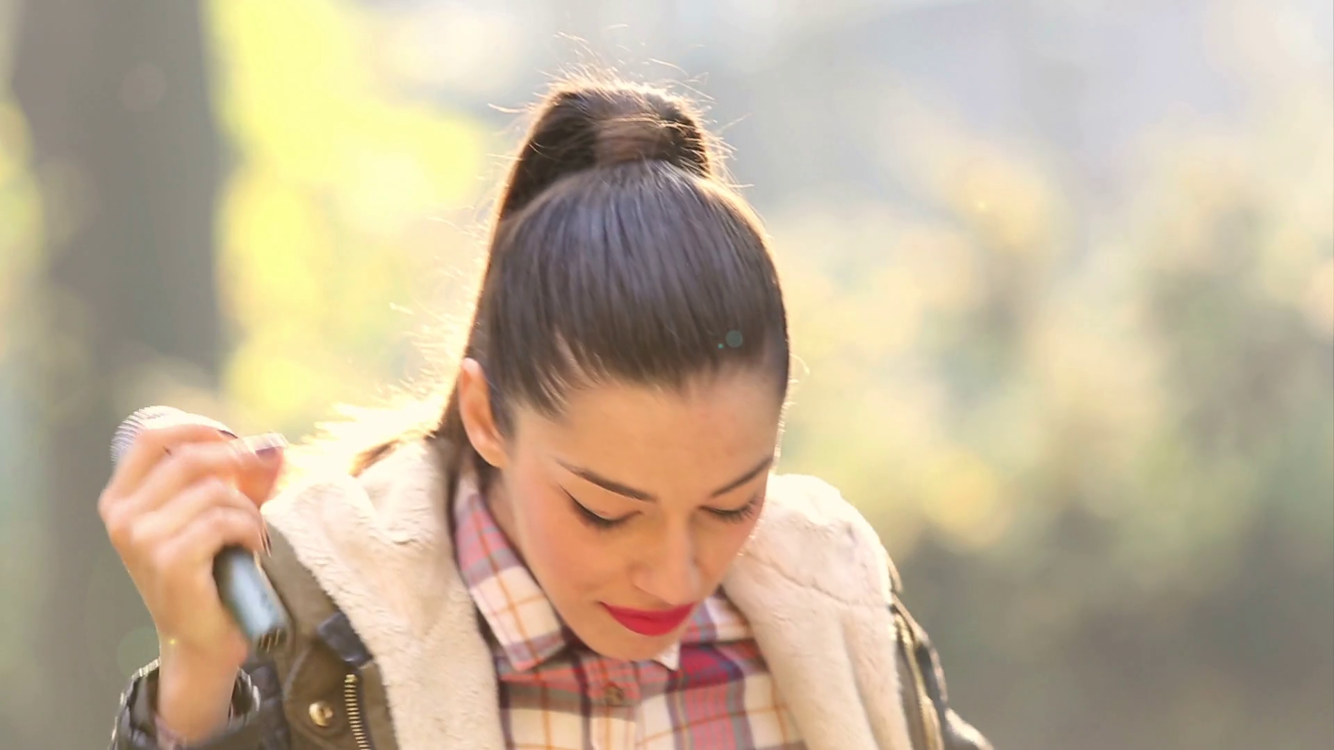 Beautiful Young Singer Dancing With Stock Footage SBV-304594508 ...