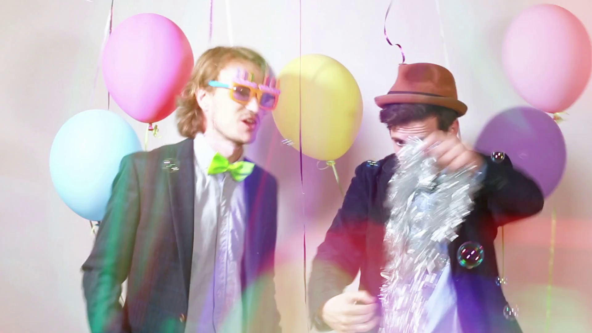 Two Friends Dancing Giving Double High Five Stock Footage SBV-310530581 ...