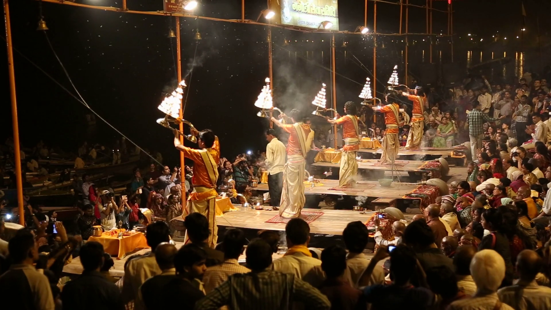 Varanasi India - 20 February 2015: Crowd Stock Footage SBV-301410610 ...