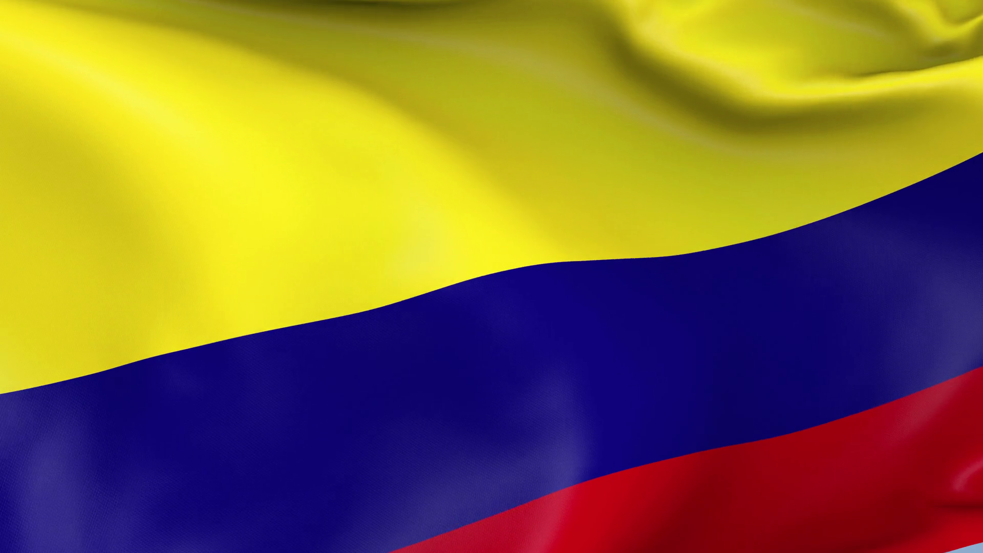 Colombia Waving Flag Background Loop Stock Motion Graphics SBV ...