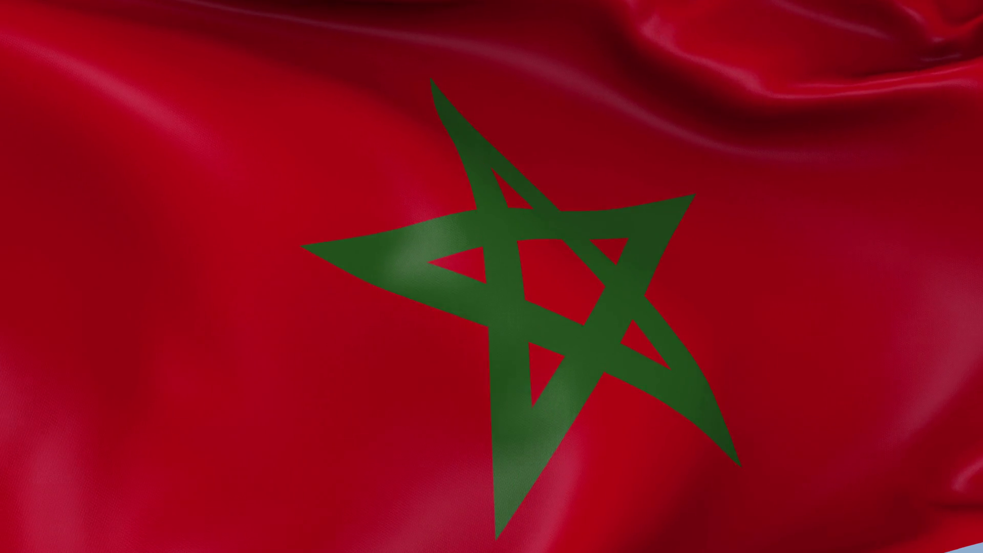 Morocco Waving Flag Background Loop Stock Motion Graphics SBV-307539462 ...