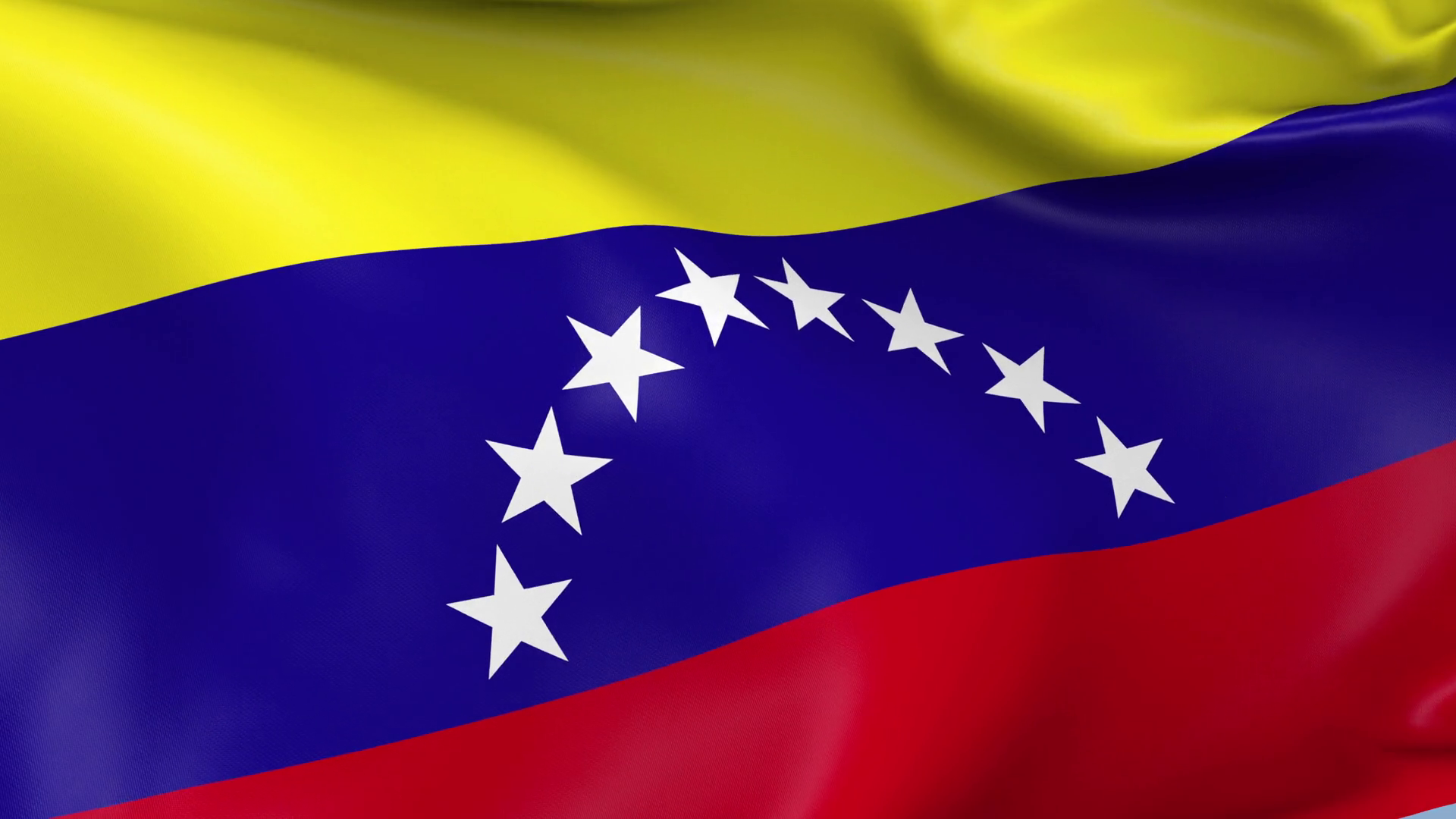 Venezuela Waving Flag Background Loop Stock Motion Graphics SBV
