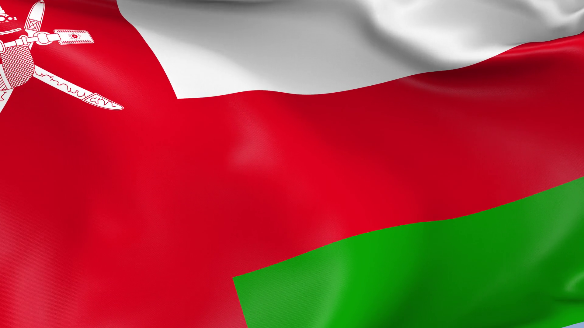Oman Waving Flag Background Loop Stock Motion Graphics SBV-347093534 ...