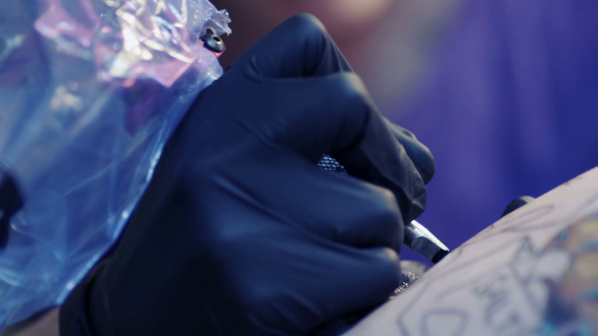 Close Up Of Tattoo Artist Ink Gun Stock Footage SBV-303215615 - Storyblocks