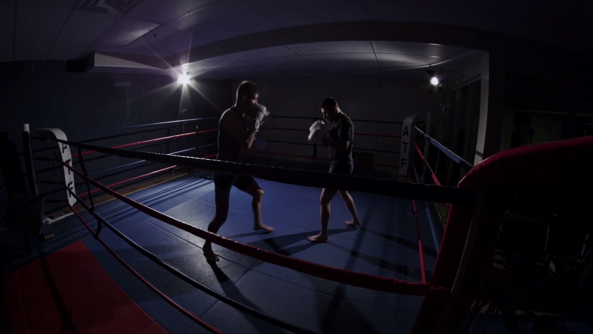 Mixed Martial Arts Fighters In Ring Stock Footage SBV-301999256 ...