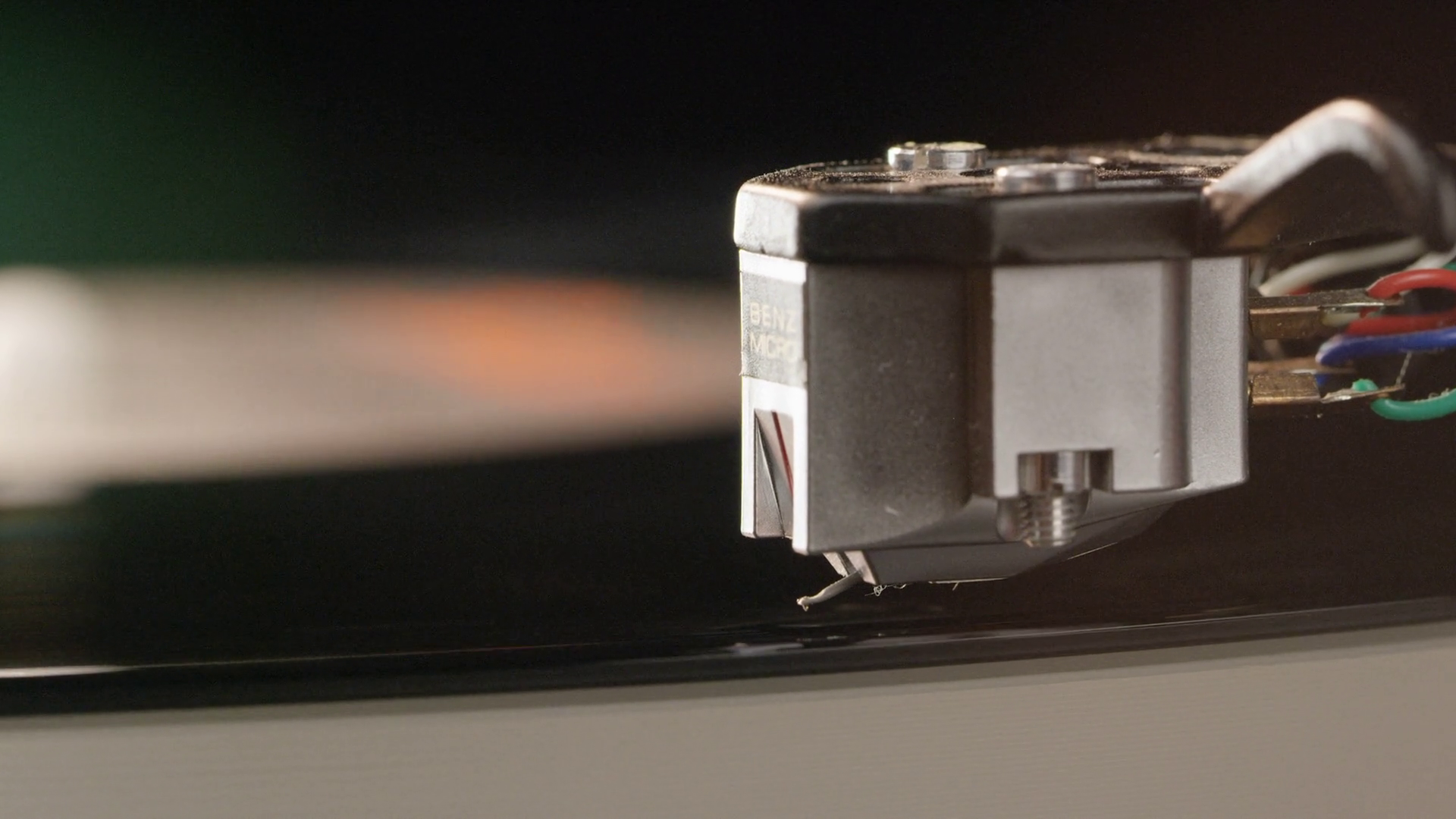 Needle Drop Vintage Lp Record Player Stock Footage SBV-352200228 ...