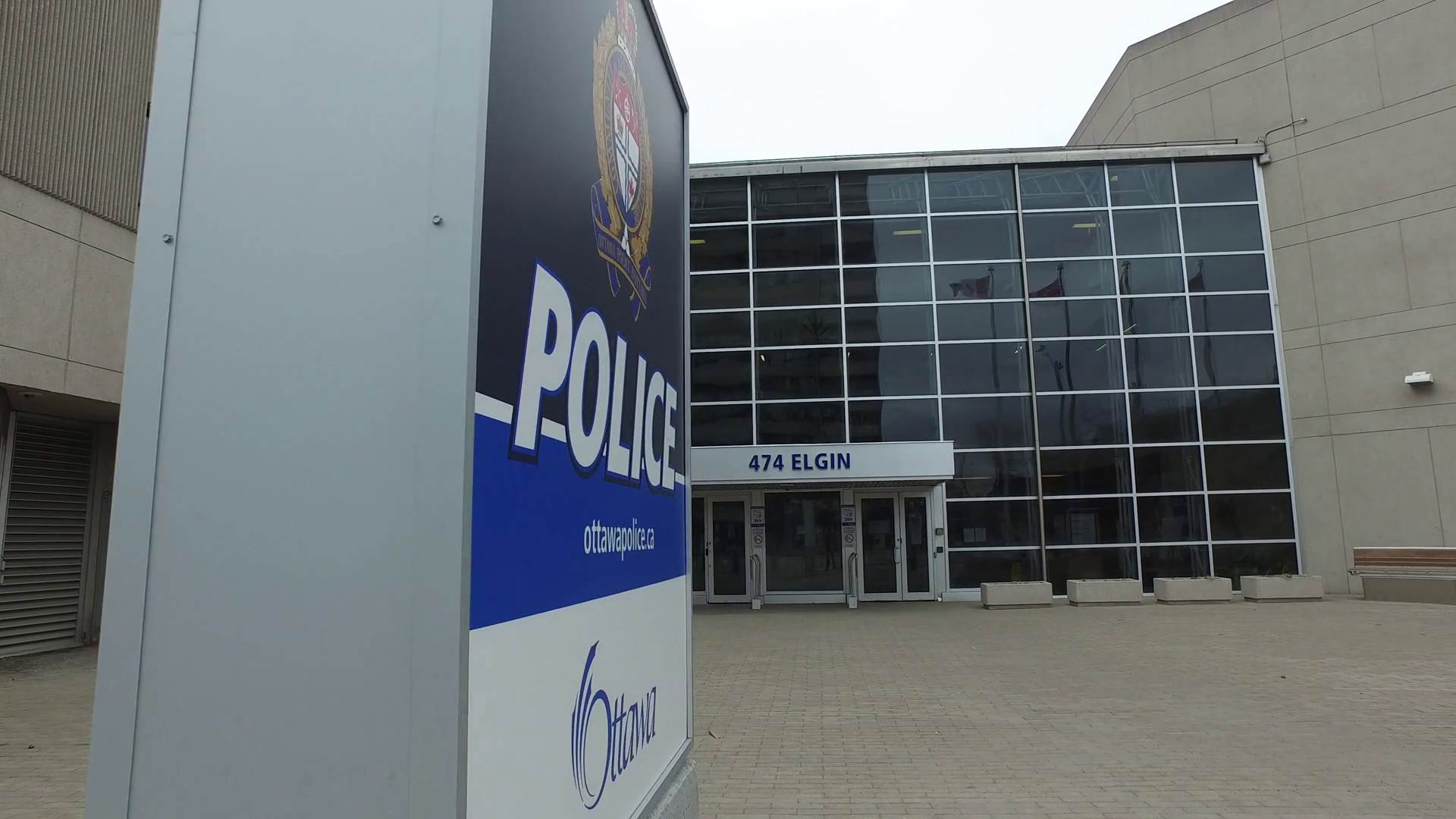 Ottawa Police Station Slider Reveal Of Stock Footage SBV-352198409 ...