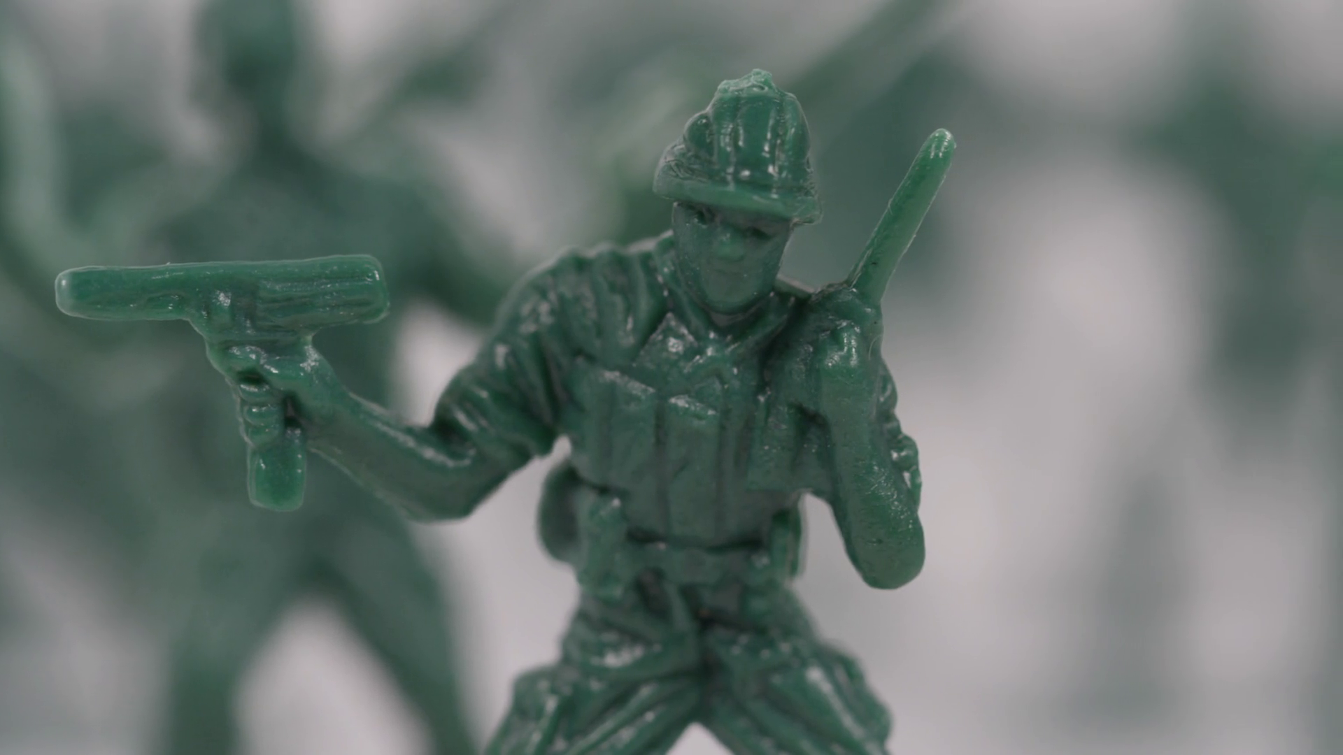 Pan From Bazooka Soldier To Radio Soldier Stock Footage SBV-352199689 ...