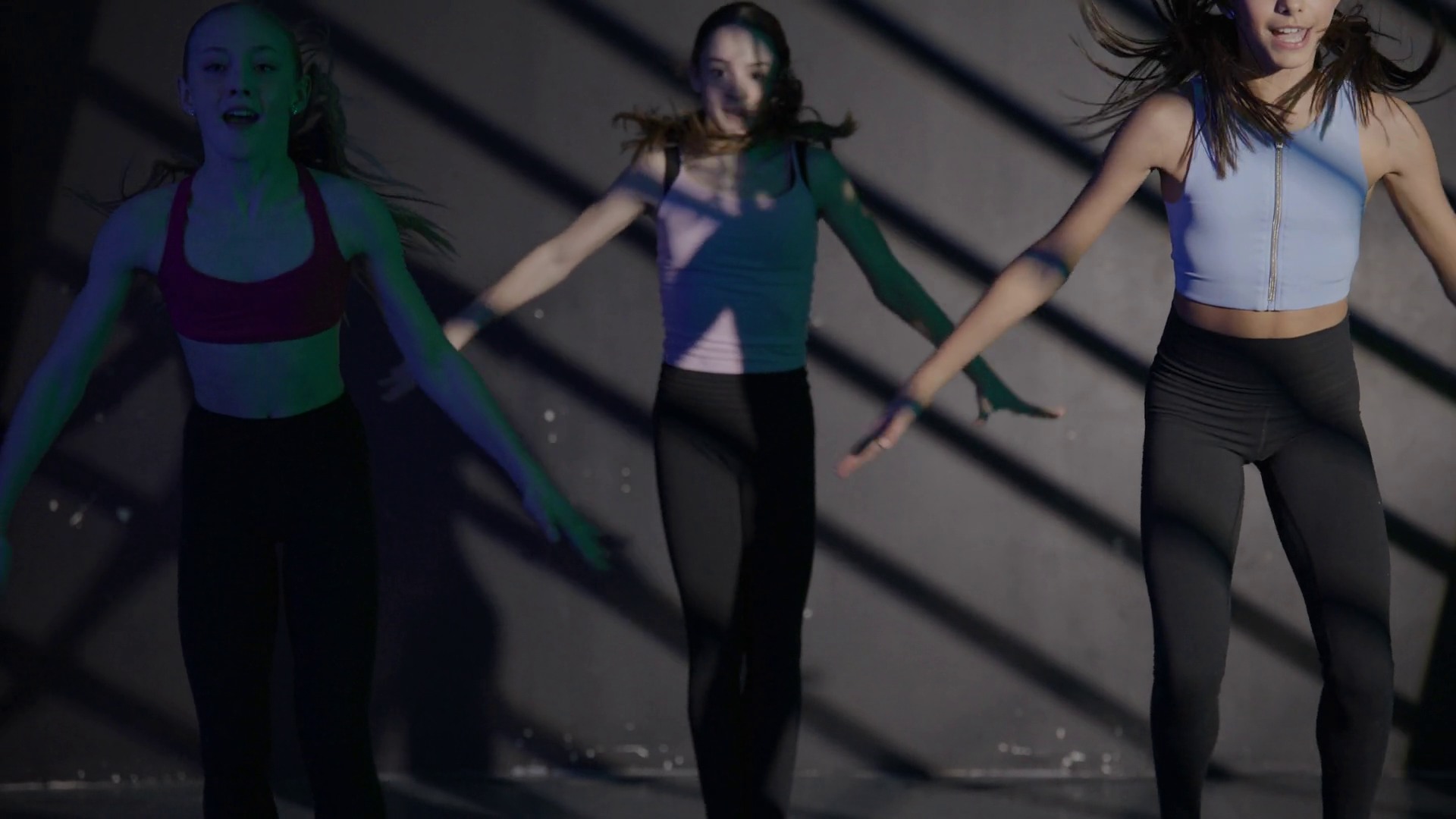 Three Dancers Slow Motion Young Girls With Stock Footage SBV-352061041 ...