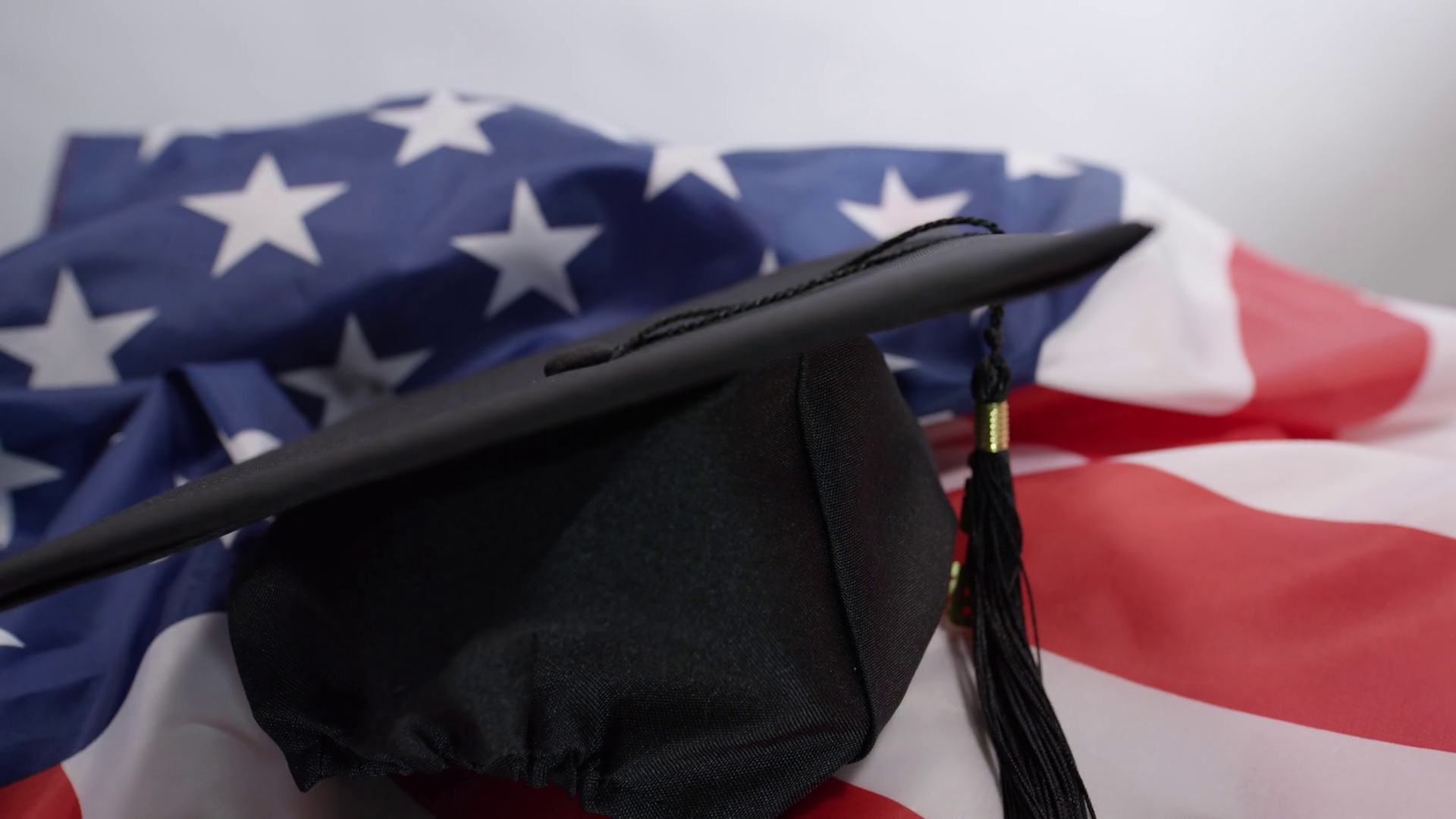American Education American Graduation Cap Stock Footage SBV-347719163 ...