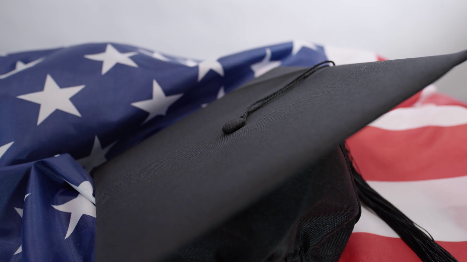 American Education Graduation Cap Spinning Stock Footage SBV-347719230 ...