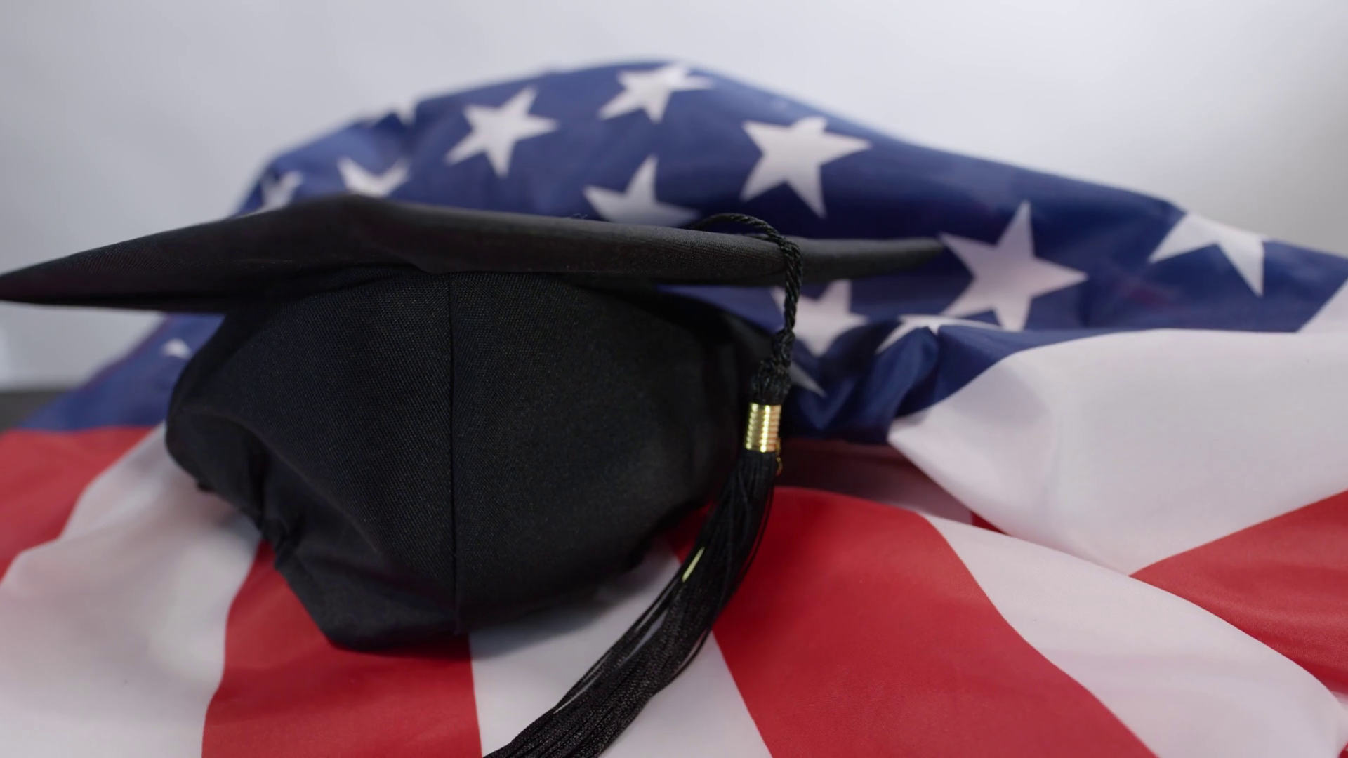 American Education University Graduation Cap Stock Footage SBV ...