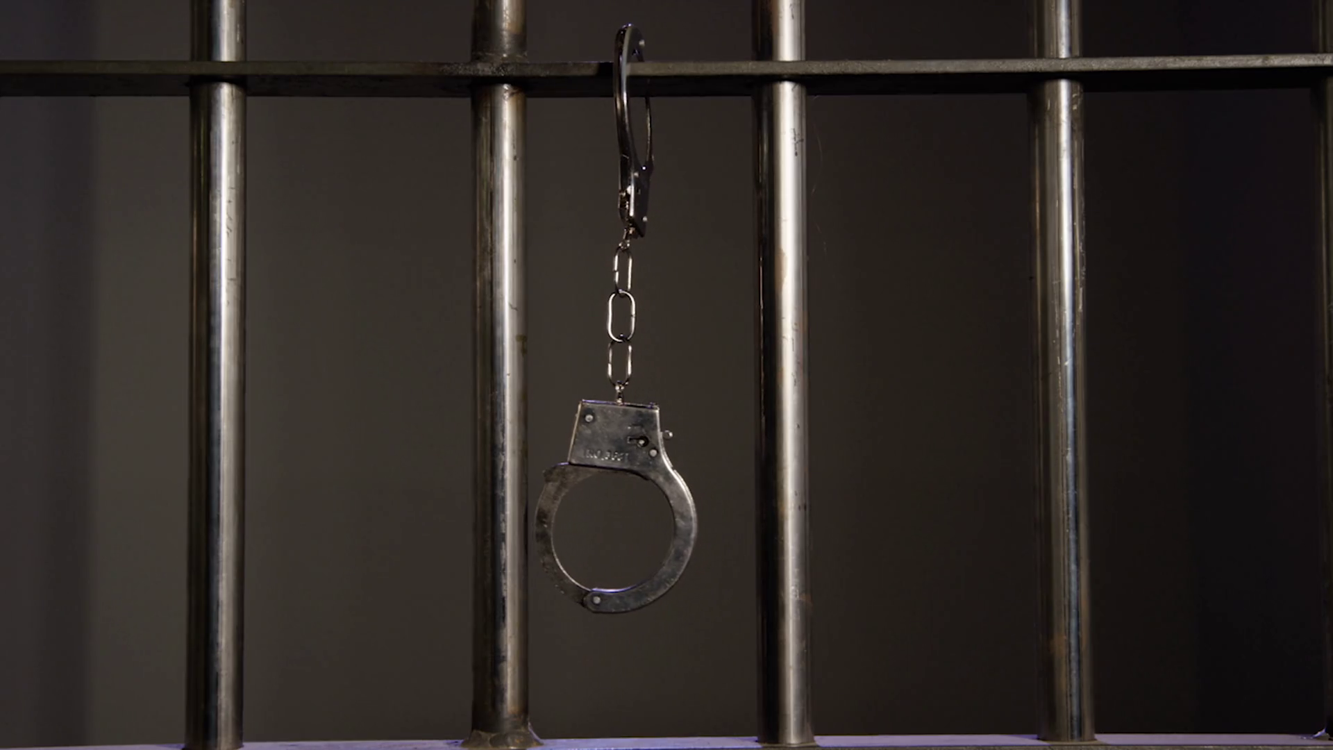 American Prison System Hanging Hand Cuff 1 Stock Footage SBV-347755012 ...