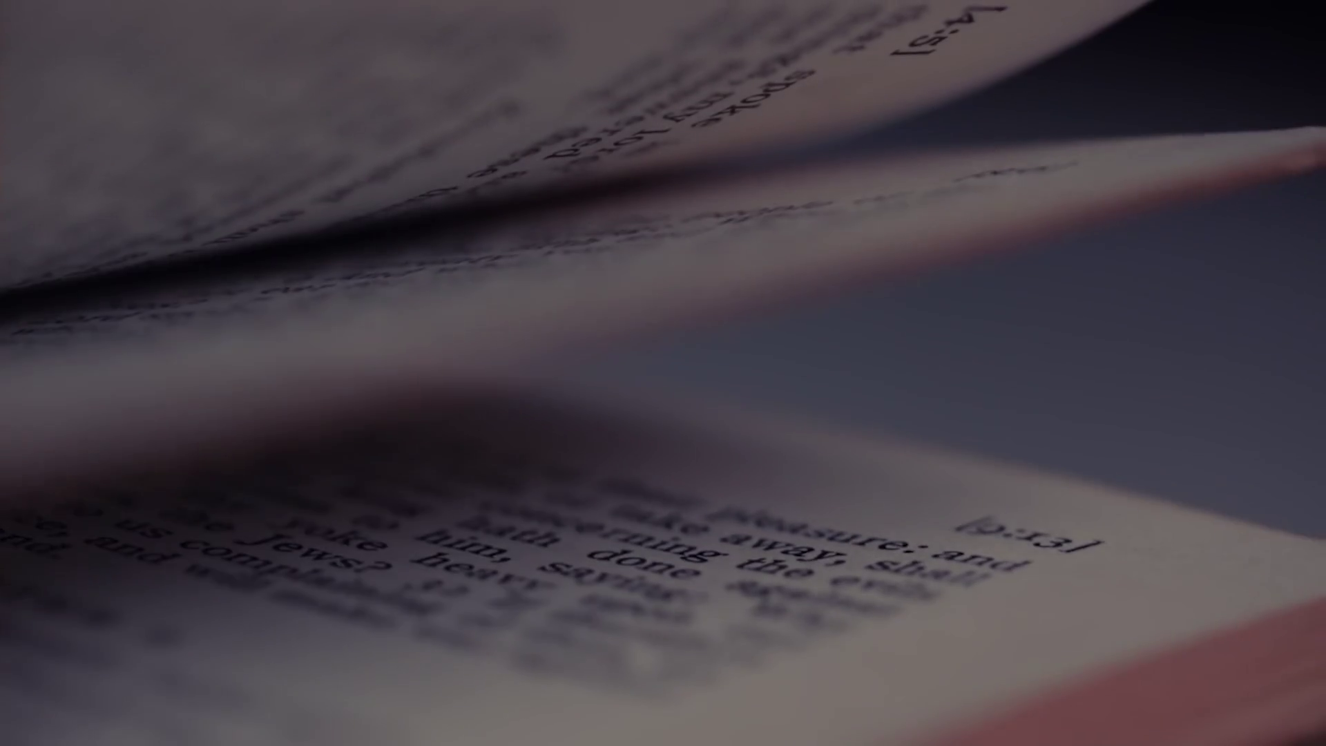 Bible Pages Falling In Slow Motion 1 Stock Footage SBV-346701858 ...