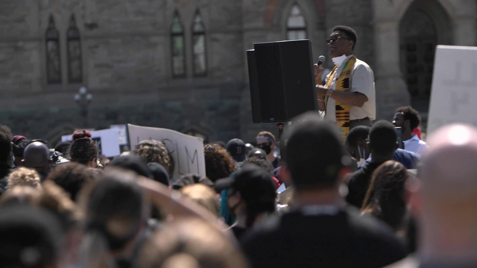 Ottawa Canada 2020: Black Lives Matter Stock Footage SBV-348567901 ...