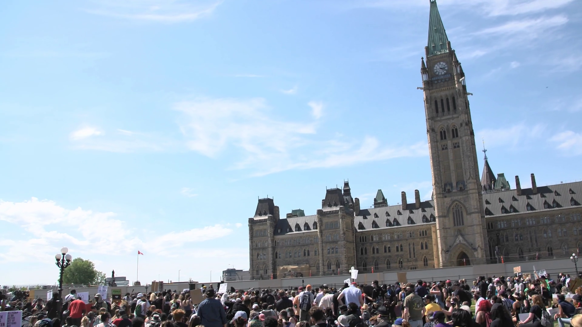 Ottawa Canada 2020: Black Lives Matter Stock Footage SBV-348567902 ...